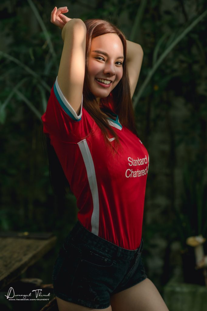 น้องบีโกะ Beeko pinknavy สาวแบ๊ว น่ารัก แฟนพันธุ์แท้ ลิเวอร์พูล ขวัญใจ ...